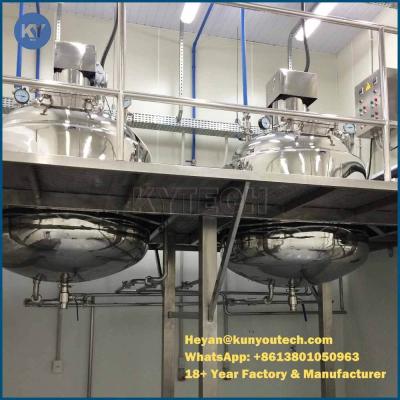 China Los tanques de mezcla de la medicina con los mezcladores en venta