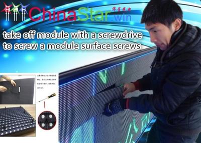 Cina Passo all'aperto 10mm 7000Cd/m2 del pixel dell'esposizione della parte anteriore del modulo orientato verso i servizi anteriore di accesso di Smd3535 in vendita