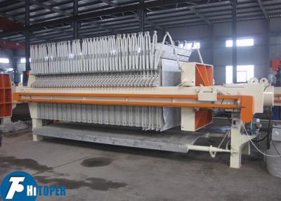 China 902L Chamber Volume Press Filter With Automatic Cake Discharge Of Filter Cloth Varicose System for sale