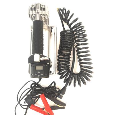 Chine Compresseur d'air de voiture métallique Crocodile Clip Display numérique à cylindre unique Pompes à air de gonflement automobile à vendre