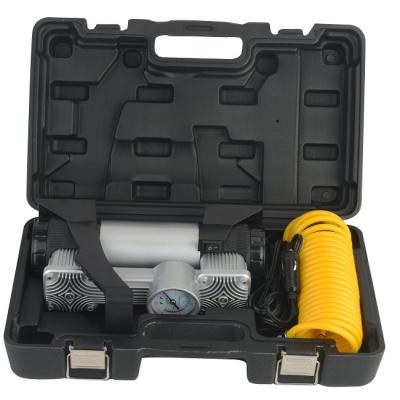 중국 Ce 로에스 인증과 검은 차량 공기 압축기 과중한 업무 150psi 12v 180w 판매용