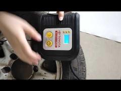 Pompes à air électriques à gonflement rapide DC12V pour gonflement de pneus automobiles avec lumière LED
