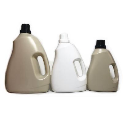 Cina Contenitore liquido lavante di plastica colorato dell'HDPE detergente in bianco vuoto della bottiglia 3L in vendita