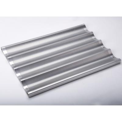 Chine Le pain de NSF 5 de service d'alimentation a glacé la baguette en aluminium faisant Tray French Bread Pan cuire au four à vendre