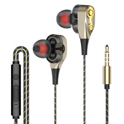 Cina Cuffie stereo di 3.5mm Bass Dual Wired And Wireless Earbuds con il Mic in vendita