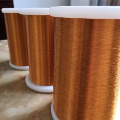 Cina cavo d'avvolgimento del motore elettrico del filo di rame smaltato Polyesterimide di 0.04mm in vendita