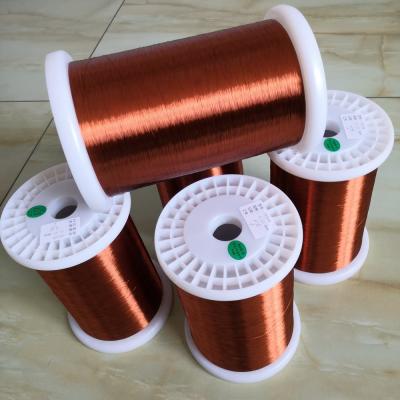 Cina 0.075mm Polyesterimide hanno smaltato l'auto ultra fine del filo di rame che lega il cavo smaltato in vendita