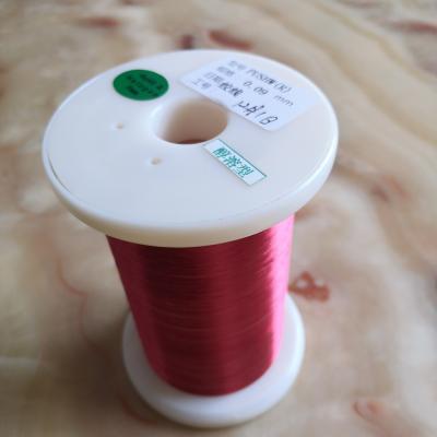 Cina 0.07mm Polyesterimide hanno smaltato il cavo legante di bobina di auto fine del filo di rame in vendita