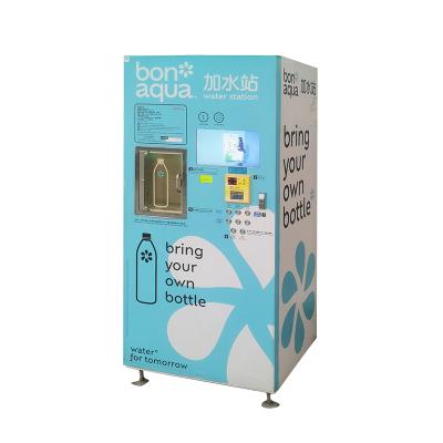 China Factory Price Purification System Water Treatment Machinery Dual Window Reverse Osmosis Purified Drinking Water Vending Machine for sale