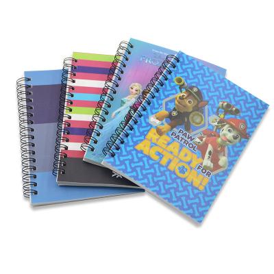 China Budget-Friendly A5 Spiral Notebook with Custom Cartoon Print and Spiral Binding for sale