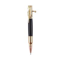 Quality OEM Printing Ball Point Ballpoint Bolt Action Metal Bullet Gun Pen With 1.0mm Writing Width for sale