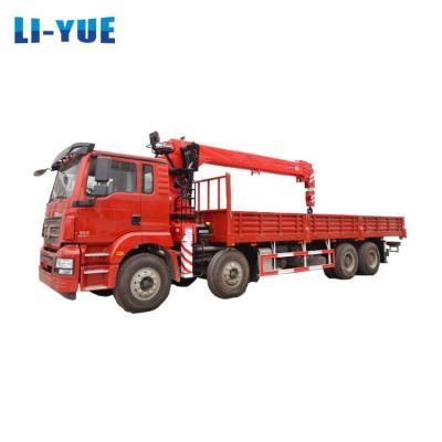 China New Lifting High Performance 14 Ton Straight Boom Hydraulic Lorry Crane Te koop