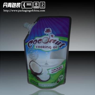 中国 包むココナッツ油は角の口、アルミ ホイルが付いている袋を立てます 販売のため