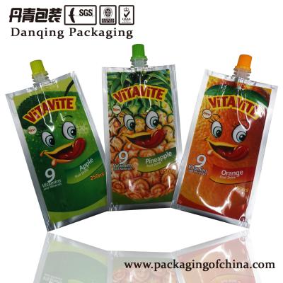 Cina Liquidi di plastica stanno sul sacchetto con il becco, metallizzato stanno sui sacchetti della stagnola in vendita
