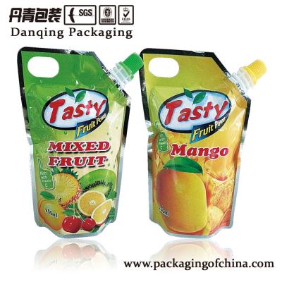 中国 アルミ ホイルは注入の穴と包む口の袋ジュースを立てます 販売のため