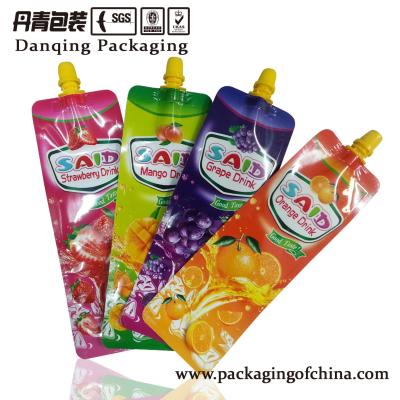 Cina Su misura stampato stia sul sacchetto liquido, i sacchetti gettati del di alluminio, PET/VMPET/PE in vendita