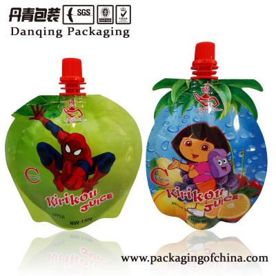 Cina Forma speciale Doypack, rotocalcografia del succo di frutta che imballa sacchetto liquido BV approvata in vendita