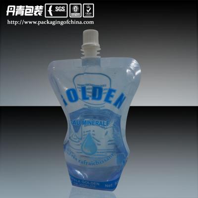 Cina acqua di nylon del sacchetto che imballa sacchetto liquido con la finestra, film stampato per l'imballaggio flessibile in vendita