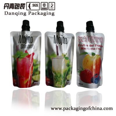 Chine Emballage résistant aux acides de poche de bec de papier d'aluminium pour le jus de fruit/vin à vendre