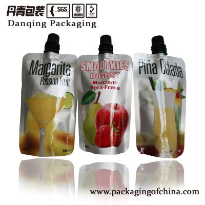 Cina la borsa del vino dell'imballaggio flessibile con il becco, di alluminio sta sul sacchetto con il becco in vendita