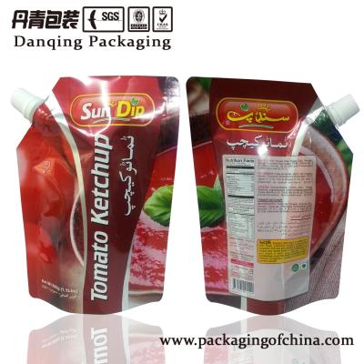 Cina La salsa di plastica sta sul sacchetto con il becco sta sui sacchetti per l'imballaggio per alimenti in vendita