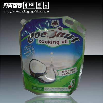 Cina Grande borse d'imballaggio del foglio di alluminio laminate di capacità olio di cocco con la maniglia in vendita