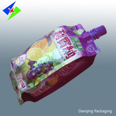 China modificado para requisitos particulares levántese la bolsa con el canalón, bolsa de la forma de la almohada, bolsa del doypack para la leche en venta