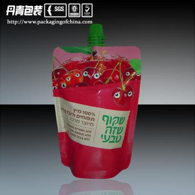 China Doypack impresso colorido com empacotamento do suco do saco do bico da geléia do bico à venda