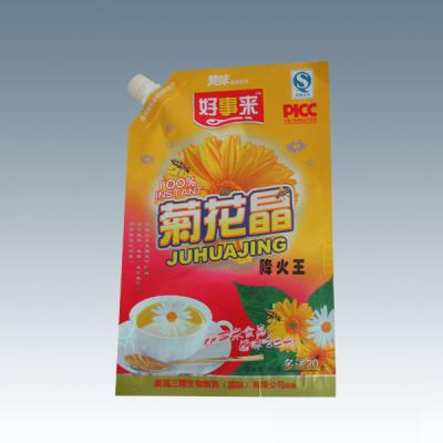 China Levante-se o malote com o bico para o malote Doypack impresso colorido do leite à venda