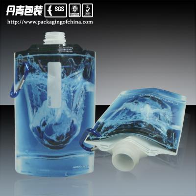 China O saco do bocal levanta-se o malote Doypack plástico com o bico para o material de embalagem líquido à venda