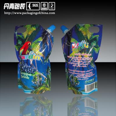 China El bolso de Doypack de la boca de la jalea, material laminada se levanta la bolsa con el canalón en venta