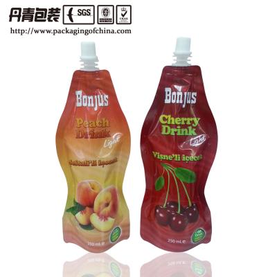 China La bolsa líquida, líquida se levanta la bolsa con el bolso del caramelo del canalón/de la jalea, película de empaquetado del jugo en venta