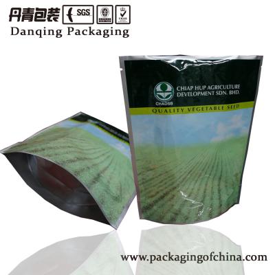 中国 ziplock が付いている felxible 包装袋はジッパーなしに PET/AL/NY/PE の種から立てます袋を成っています、 販売のため