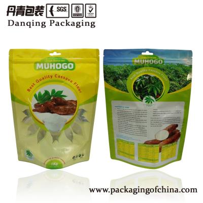中国 ジッパーおよび明確な窓が付いている袋、ziplock が付いている粉の doypack およびヨーロッパの包装把握、プラスチック包装をを立てて下さい 販売のため