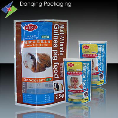 China Os alimentos para animais de estimação levantam-se o malote com zíper, ziplock que empacota com entalhes abertos à venda