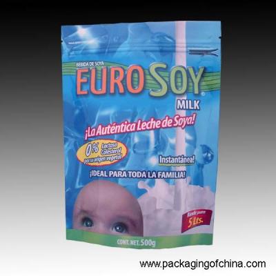 Cina Borsa d'imballaggio d'imballaggio di latte in polvere della borsa di modo con la chiusura lampo in vendita