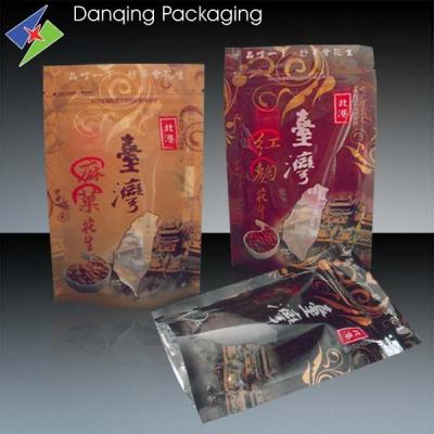 Cina L'imballaggio dell'arachide sta sul sacchetto con le tacche aperte e la chiusura lampo risigillata PET+VMPET+PE in vendita