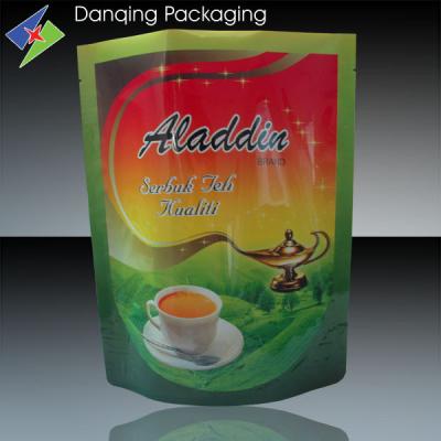 Cina Il film d'imballaggio su misura della laminazione del caffè di Doypack sta sulla borsa di caffè in vendita