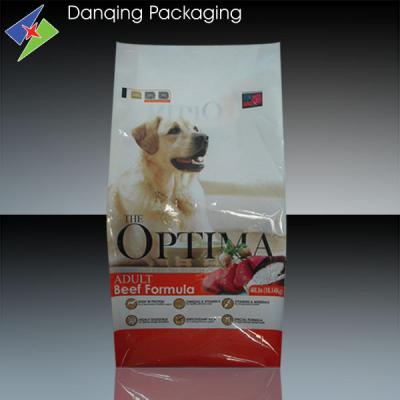 Cina SGS approvato stampato vivo dell'alimento per animali domestici del lato del rinforzo delle borse del cane del sacchetto asciutto dell'ossequio in vendita