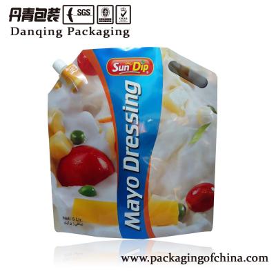 Cina La salsa di plastica che imballa Doy imballa la borsa d'angolo del becco avvitata con il cappuccio in vendita