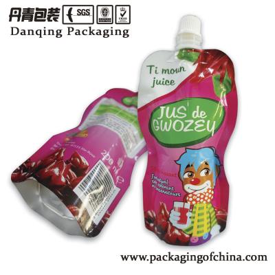 Cina Variopinto stampato sta sui sacchetti liquidi con il becco/maniglia di plastica in vendita