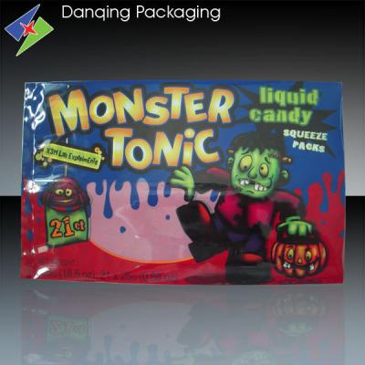 China 250ml levantam-se os malotes que empacotam os sacos, empacotamento plástico dos doces para Holloween à venda