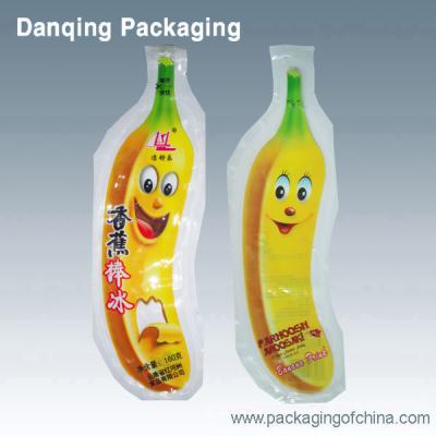 Cina Mini frutta liquida stampata viva del sacchetto a forma di con la tenuta dell'iniezione in vendita