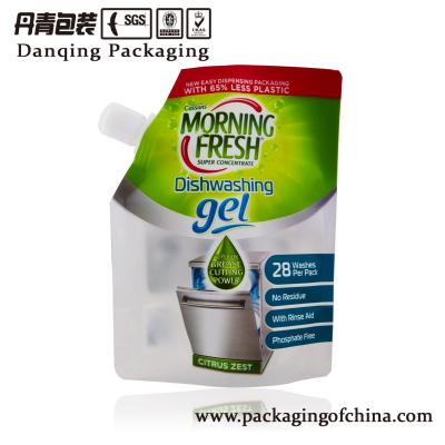 中国 PE 450-700ml の Dishwashing の液体の口は D0114 口の袋の包装を袋に入れます 販売のため