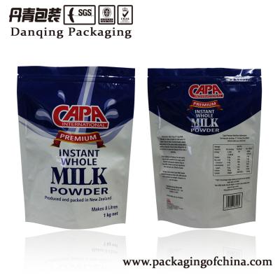 China El sellado caliente de leche en polvo se levanta las bolsas de la cremallera para el empaquetado echado en chorro de las bolsas en venta