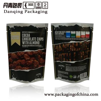China La impresión del fotograbado de los microprocesadores de chocolate se levanta las bolsas de la cremallera para el acondicionamiento de los alimentos en venta