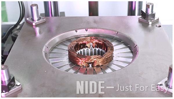 Auto table fan motor stator coil forming and shaping Machine for electric air conditioner motor-1