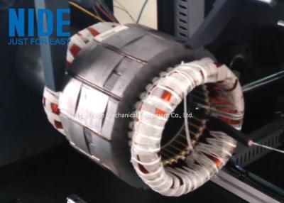 China Máquina de atadura automática da estrutura horizontal para a bobina de extremidade trifásica do estator do motor à venda