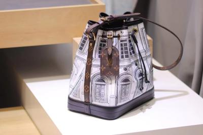 Cina Alta borsa di lusso del secchio di Capicity 26cm delle signore con i modelli architettonici in vendita