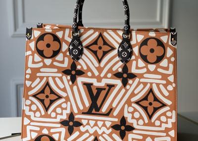 Cina Monogramma Tote Shopper Bag di cuoio in vendita